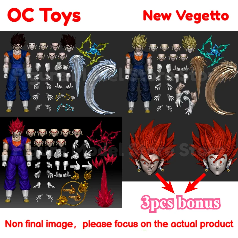 OC-Toys-Dragon-Ball-SHF-Super-Saiyan-SSJ-Vegetto-Vegeta-Son-Goku-Son ...