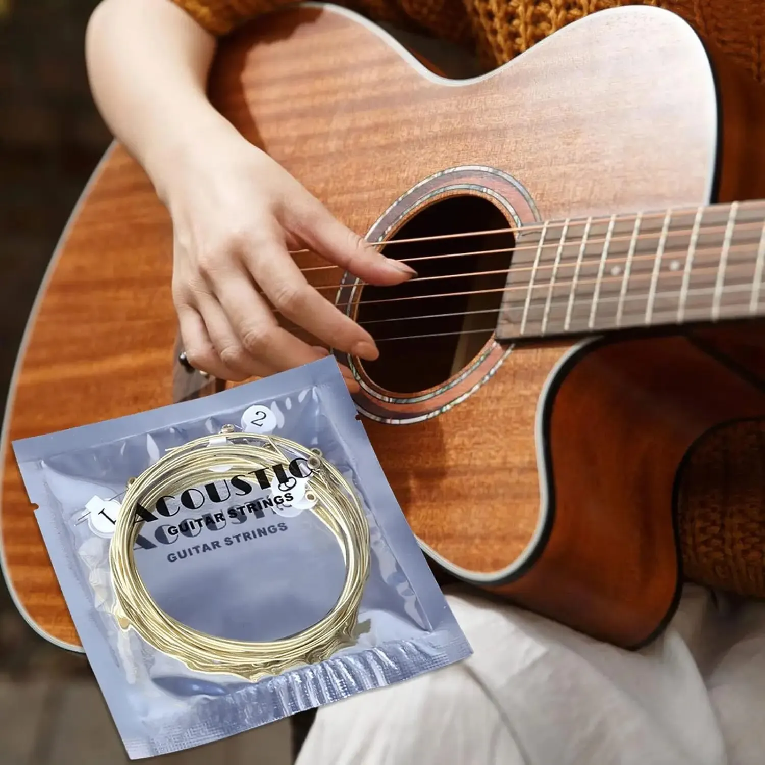 3pcs-set-Universal-Acoustic-Guitar-String-Brass-Hexagonal-Steel-Core ...