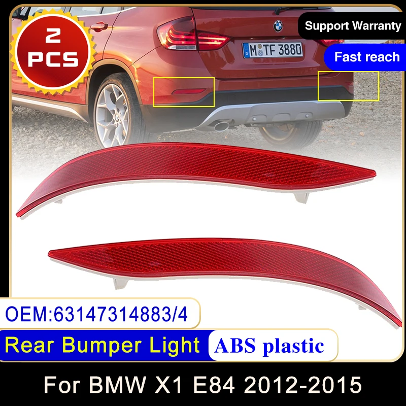 2x-for-BMW-X1-E84-2012-2015-63147314883-63147314884-Rear-Bumper ...