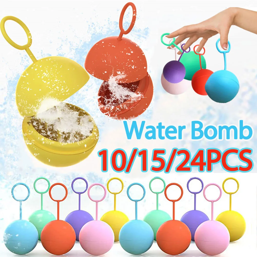 1-24pcs-Water-Balloons-Reusable-Splash-Ball-Absorbent-Ball-Water-Bomb ...