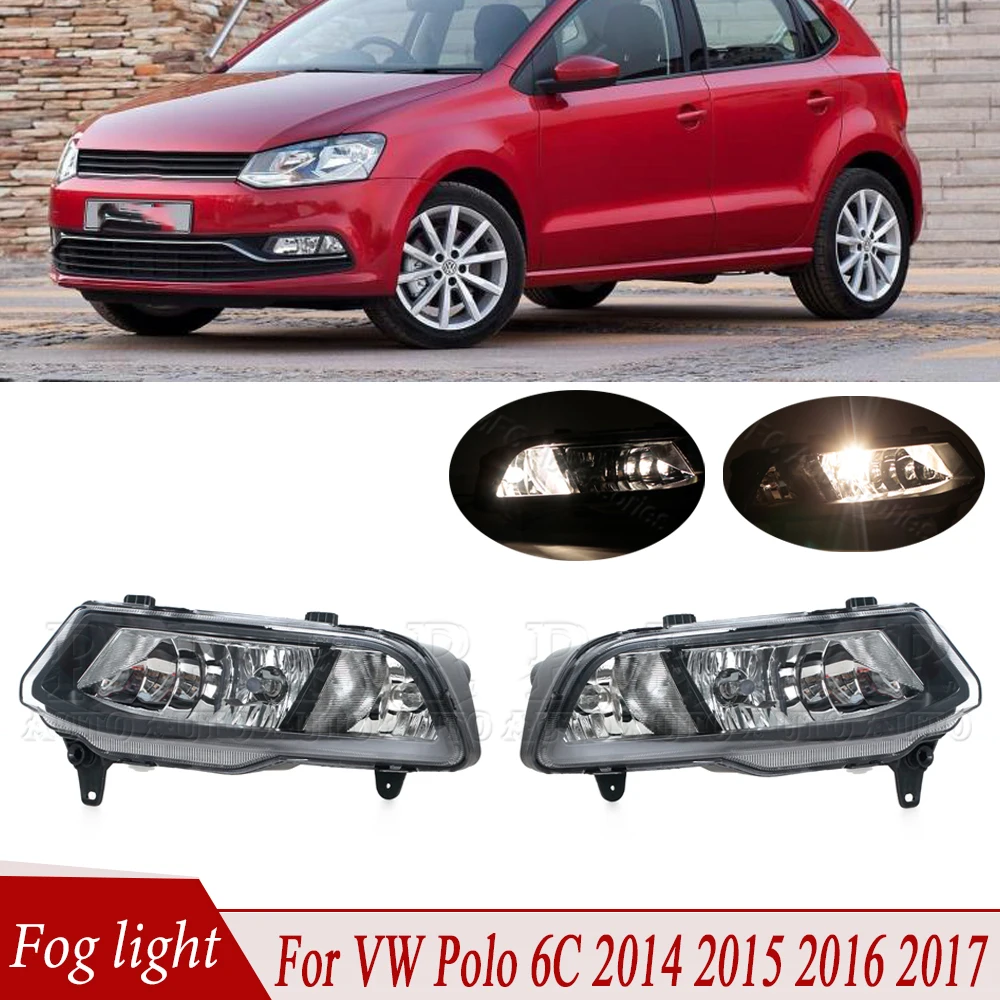 Front-Bumper-Fog-Light-Car-Light-Fog-Lamp-Assembly-6C0941661D ...