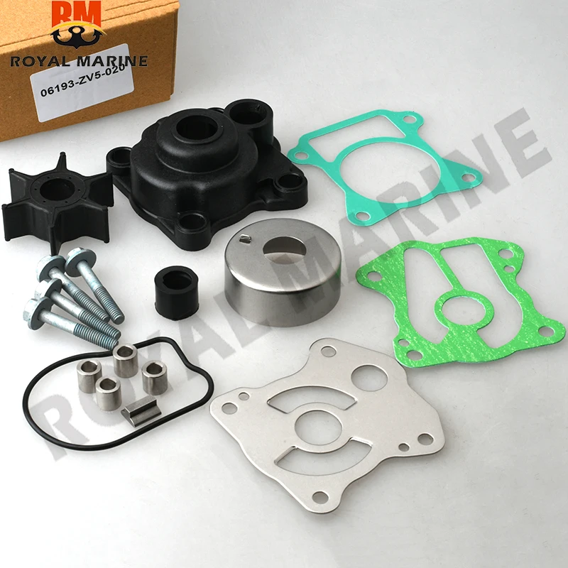 06193-ZV5-020 Water Pump Impeller Service Kit For Honda BF35 BF40 BF45 ...