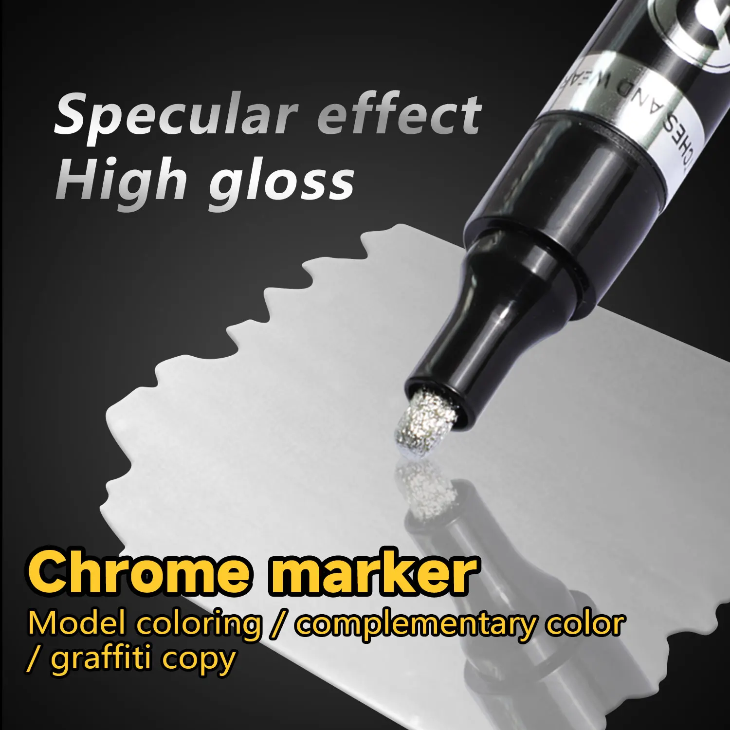 Guangna-Liquid-Mirror-Marker-Silver-Marker-Pen-DIY-Reflective-Paint ...
