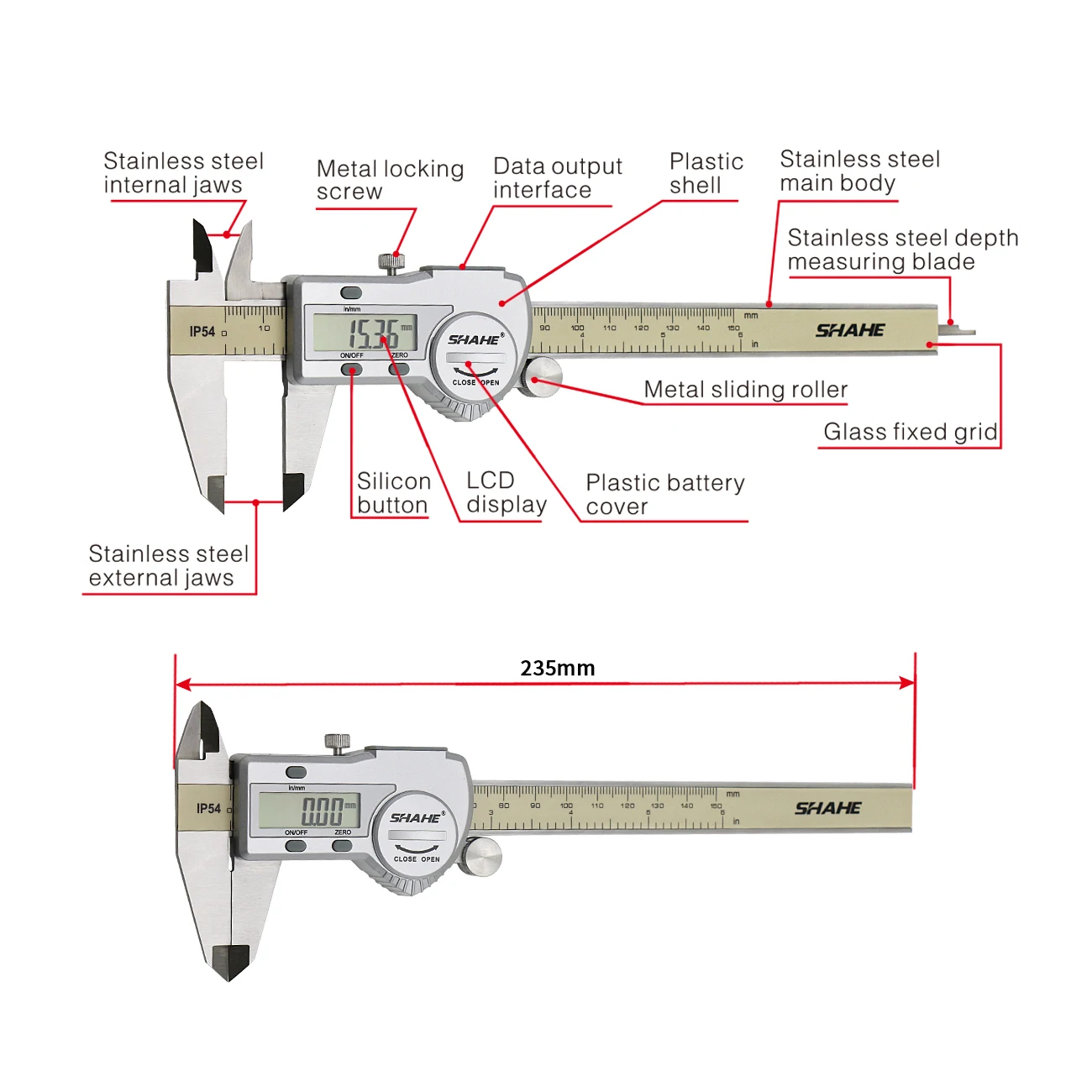 Digital Caliper Parts