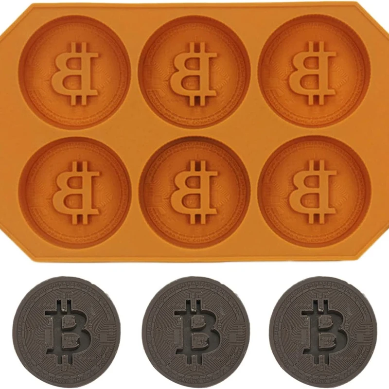 Bitcoin Ice Lattice Freeze Mold Pudding Chocolate Maker Cube DIY Food ...