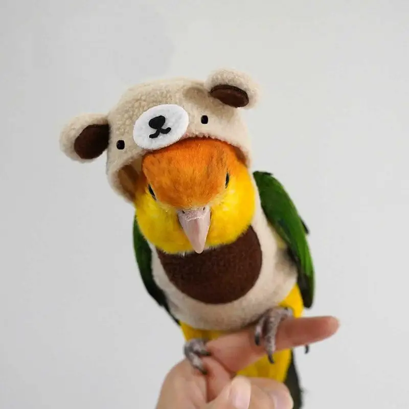 Cockatiel Costume Cute Bird Costume With Bear Shape Parrot Cloth Warm ...