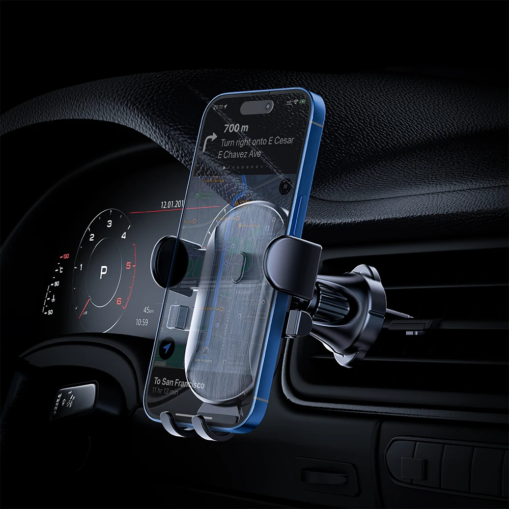 Universal Gravity Auto Phone Holder Car Air Vent Clip Mount Mobile ...