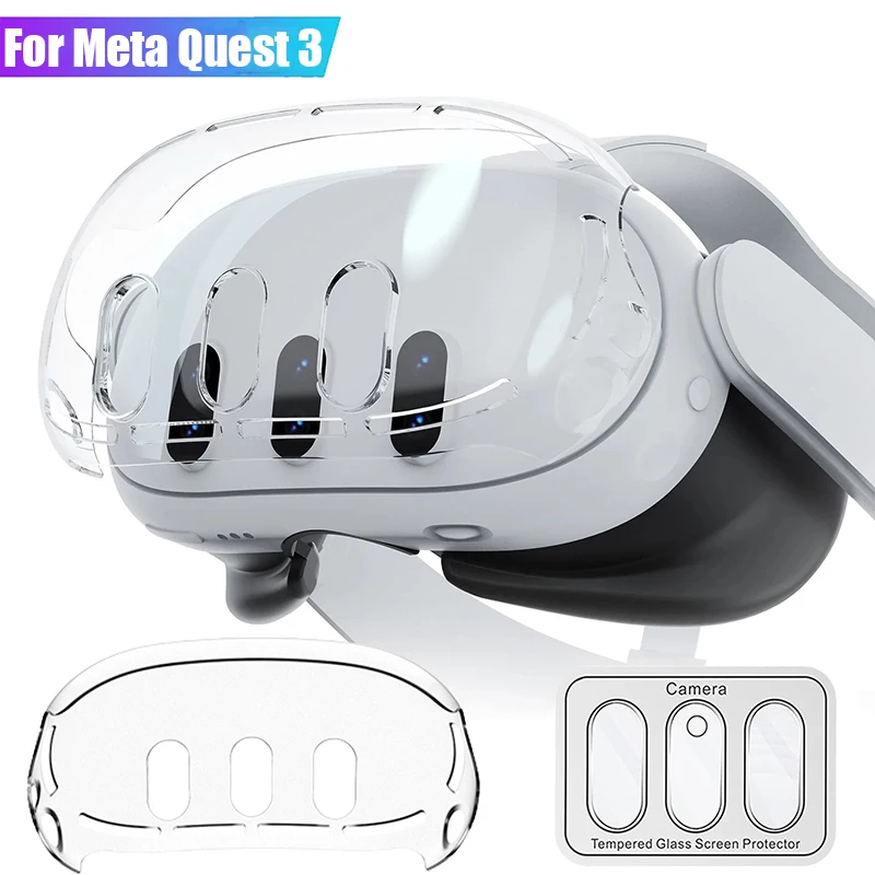 Silicone-Transparent-Protective-Case-For-Meta-Quest-3-VR-Front-Face ...