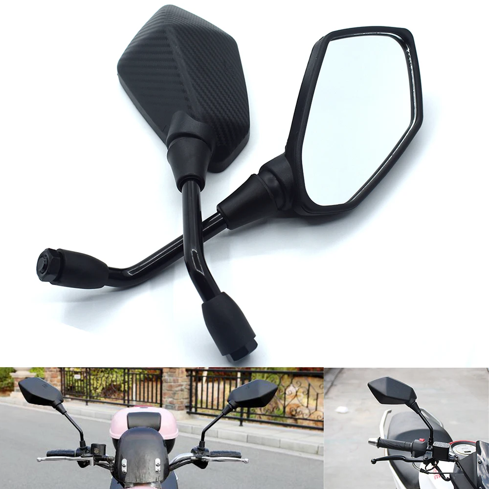 Universal motorcycle rearview mirror 8mm 10mm motorcycle mirrors For ...