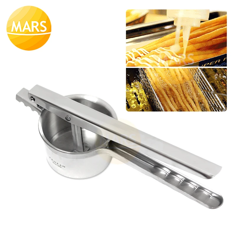 Hand-Press-French-Fries-Press-Maker-Stainless-Steel-Potato-Chips-Noodle ...