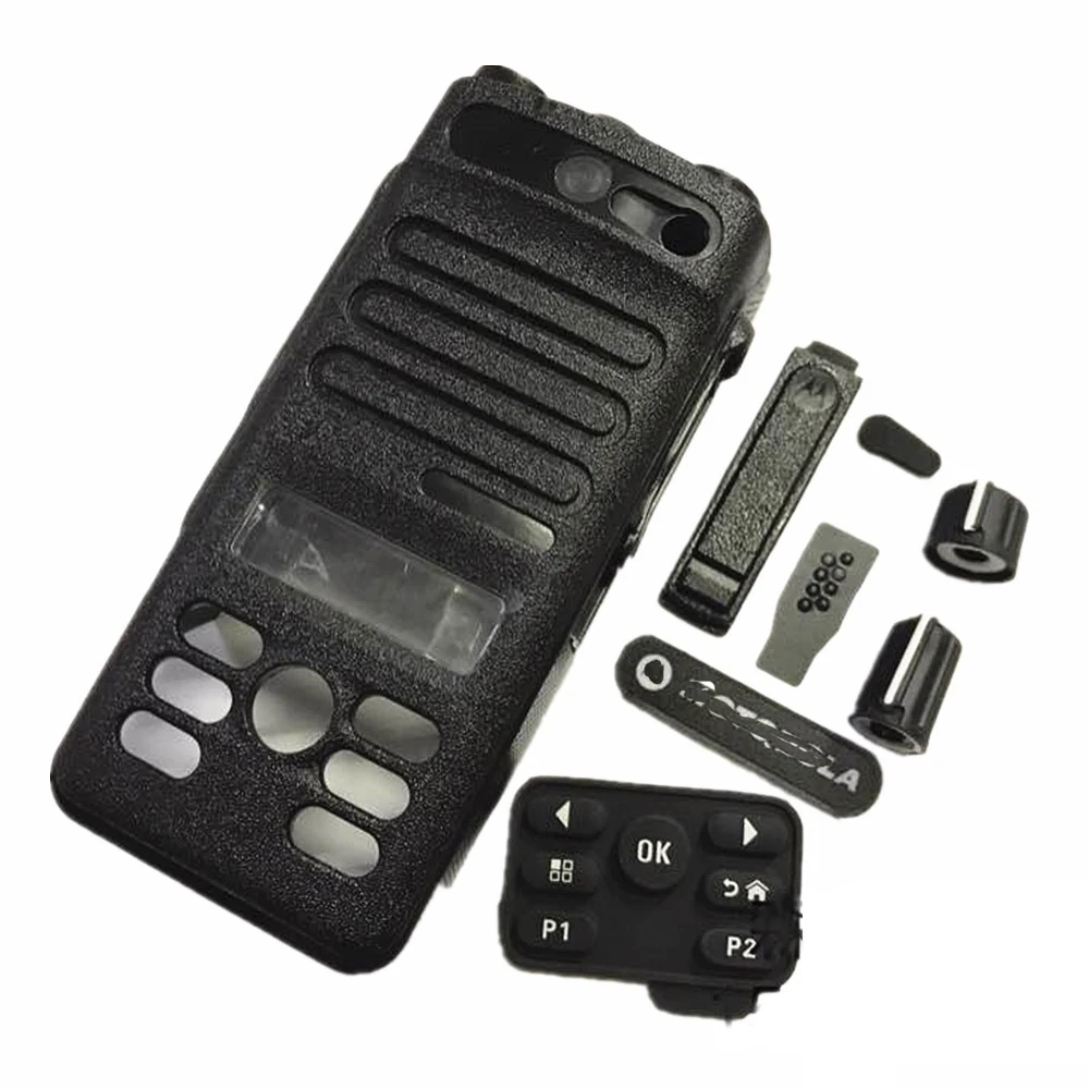 Moto-XiR-P6600i-Housing-Case-Front-Shell-Knob-Cap-Dust-Cover-Rubber ...