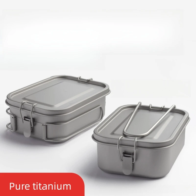 Outdoor-Pure-Titanium-Lunch-Box-Picnic-Camping-Equipment-Soldier-Lunch ...