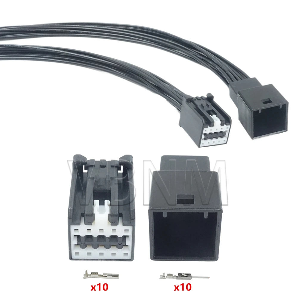 10 Pin AIT2PB-10P-2AK Automotive Connector Car Reversing Mirror ...
