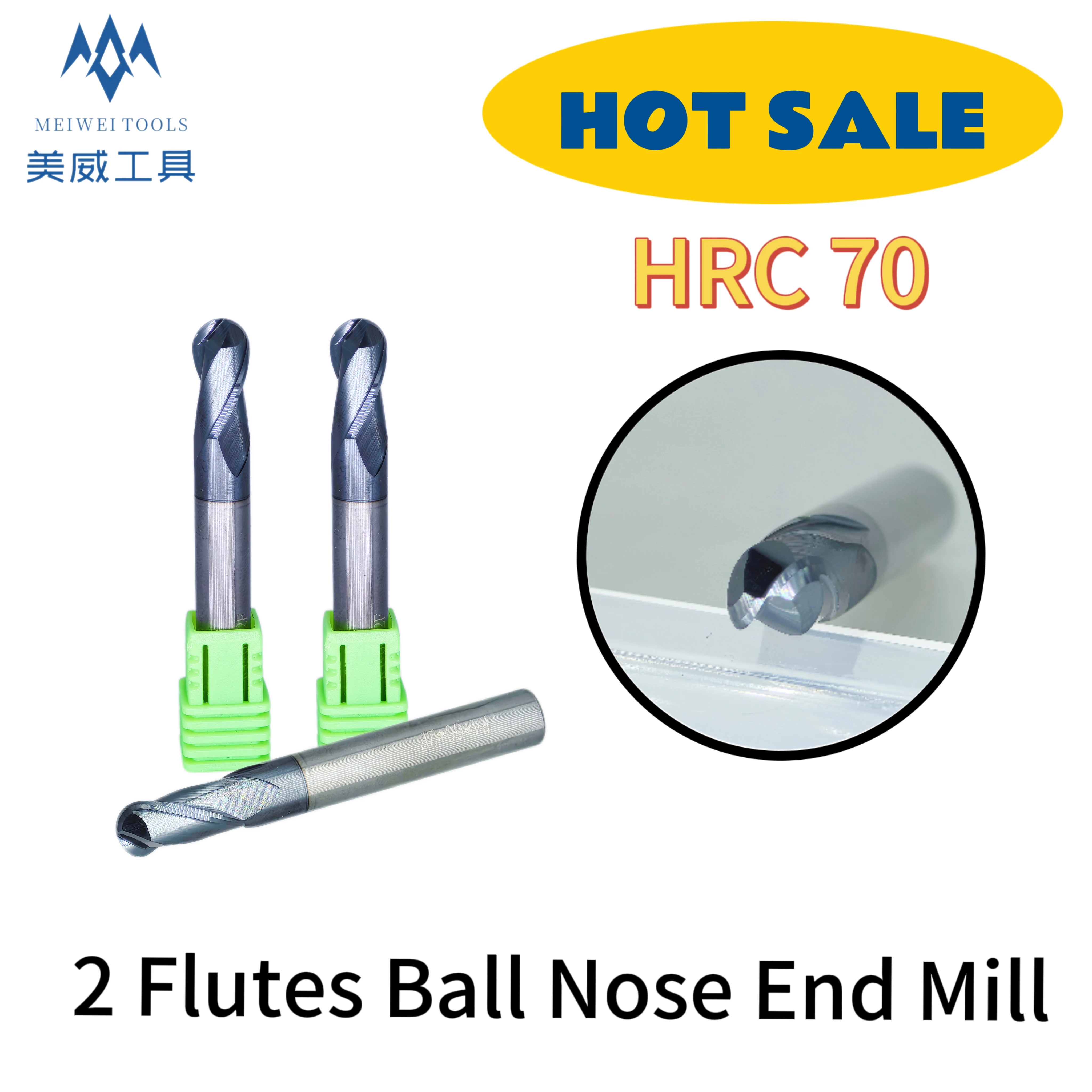 2-Flutes-Ball-Nose-End-Mill-Solid-Carbide-Milling-Cutter-for-CNC ...