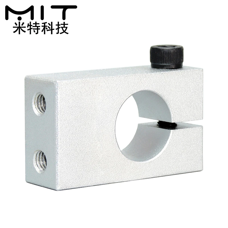Aluminum Alloy Shaft Fixing Bracket Pillar Fixing Clamp with Threaded ...