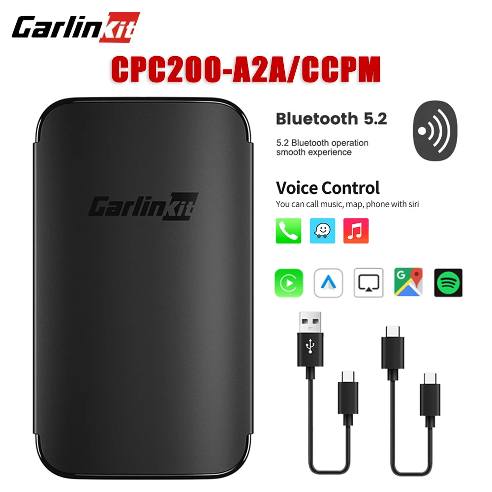 Carlinkit-CPC200-A2A-CCPM-kablosuz-Carplay-adapt-r-i-in-kablolu-5-8GHz ...