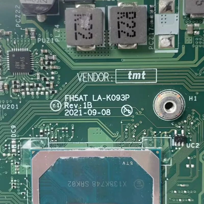 FH5AT LA-K093P With SRK02 I7-1165G7 CPU 8G NBA5A11006 For Acer Aspire ...