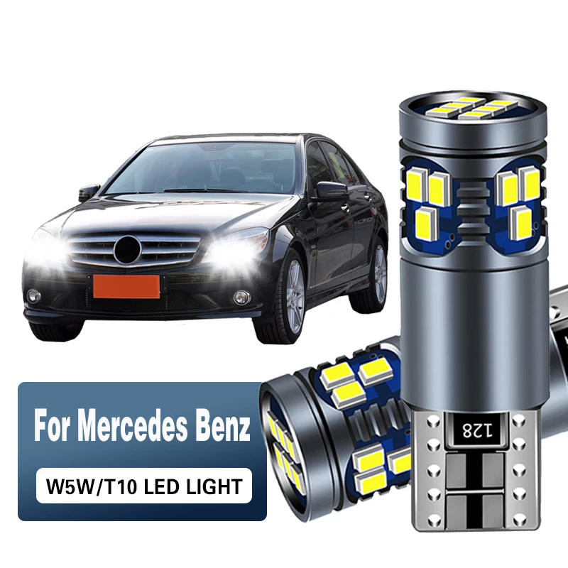 2x-For-Mercedes-Benz-C-Class-W203-W204-C63-C200-C180-LED-Clearance ...