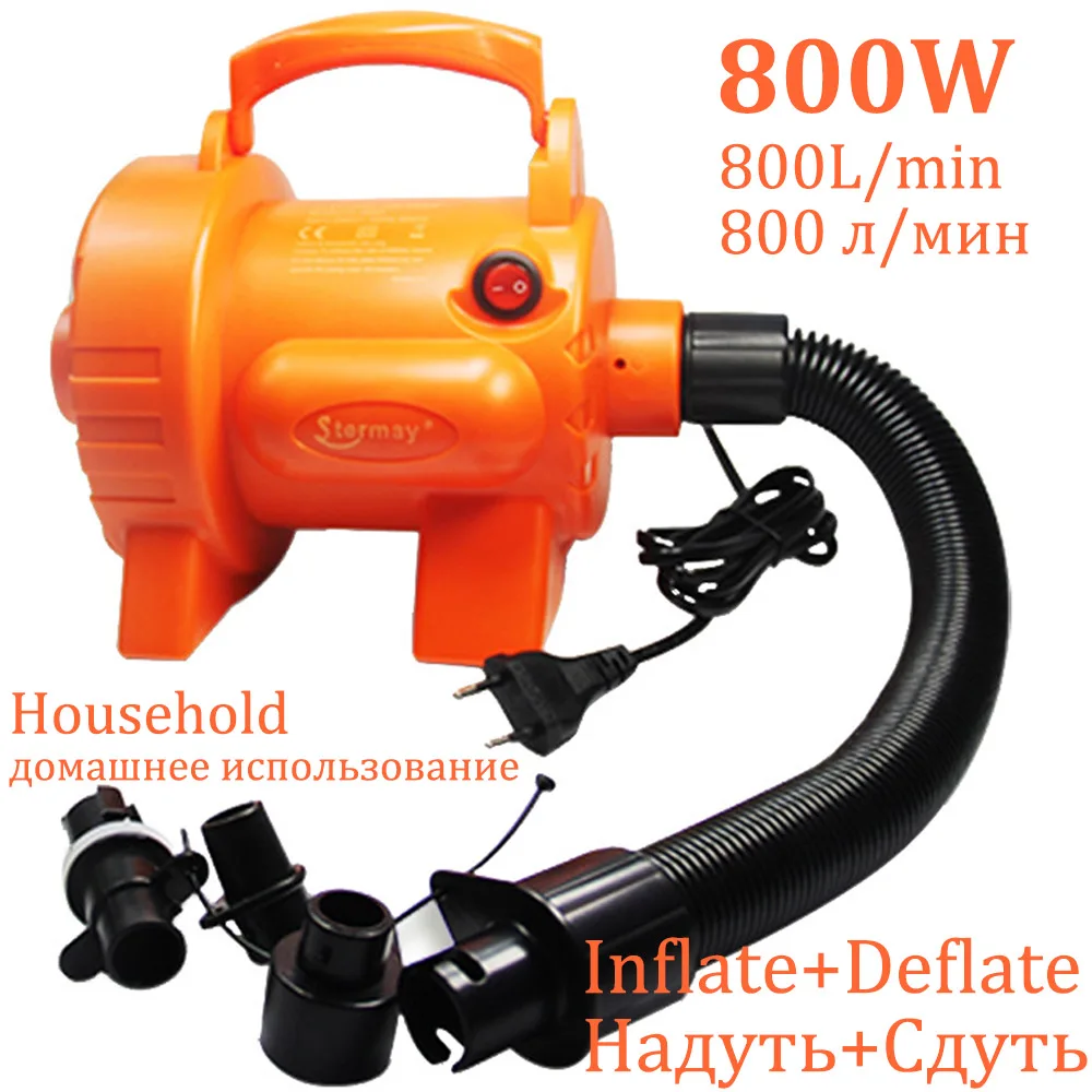 Stermay Ht 302c 800w 가정용 전기 공기 펌프 풍선 Pvc 보트 매트리스 Ac 공기 압축기 팽창기 Eu 플러그