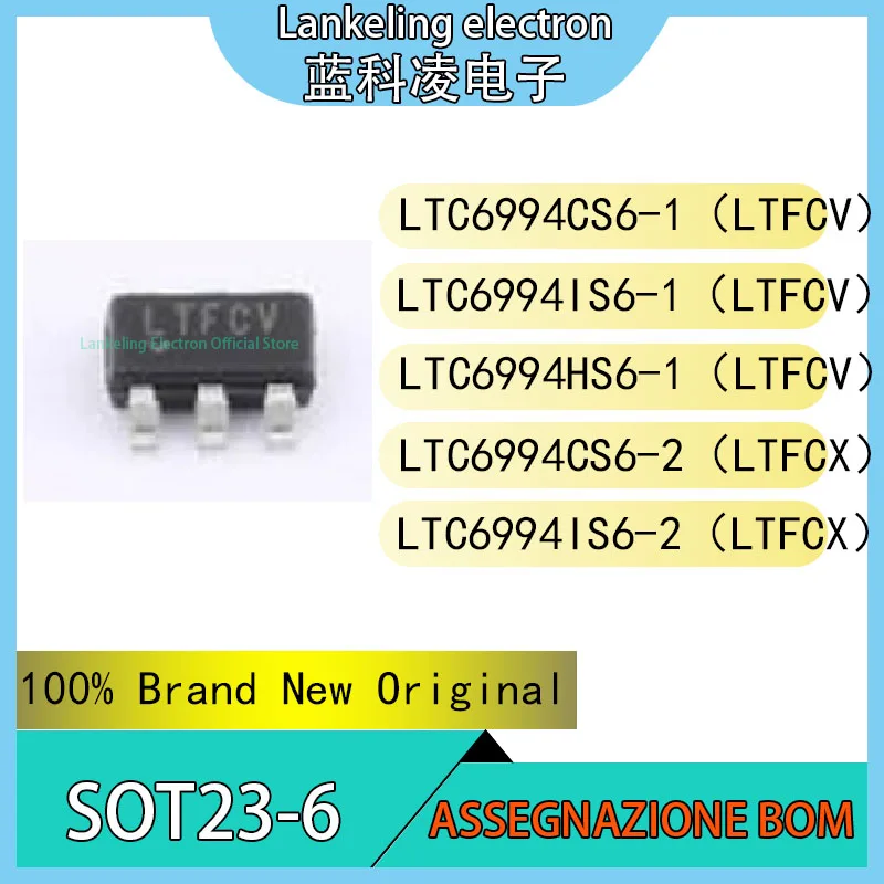 LTC6994CS6-1-LTC6994IS6-1-LTC6994HS6-1-LTC6994CS6-2-LTC6994IS6-2-LTFCV ...