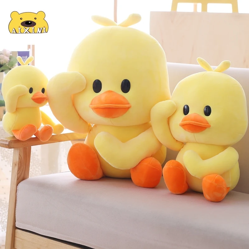 Big Yellow Duck Stuffed Animal | Big Yellow Duck Plush Toy | Kawaii ...