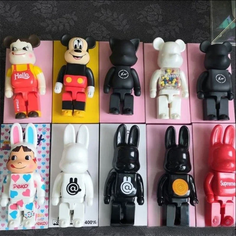 Figura-de-Anime-de-bearbrick-oso-violento-bloque-de-construcci-n-oso-de ...