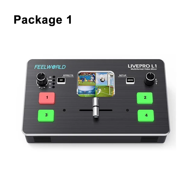 Feelworld Livepro L1 Video Switcher Multi-Format Video Mixer Real Time ...