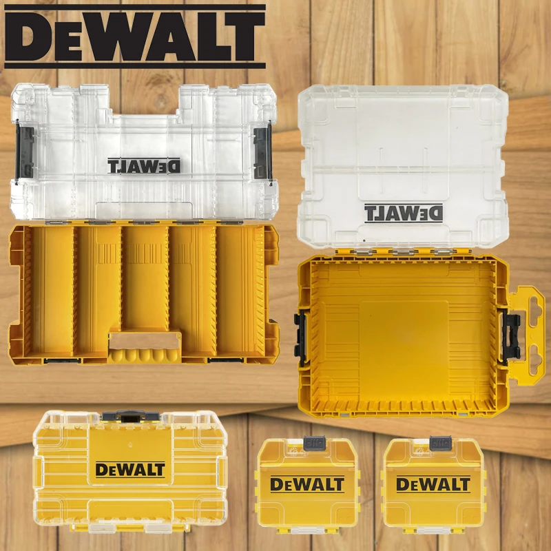 DEWALT Original TSTAK Yellow Tool Accessories Storage Box Drill Bit ...