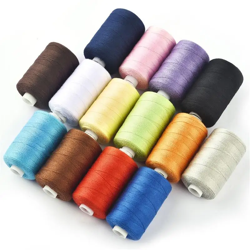 100% Polyester Sewing Thread For Jeans Quilt 300 Meters/Spool For Hand ...