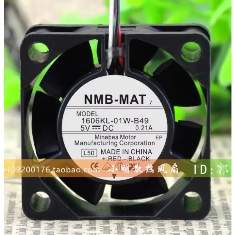 Original-Fan-For-NMB-1606KL-01W-B49-5V-0-21A-4cm-4015-Detection-Alarm ...
