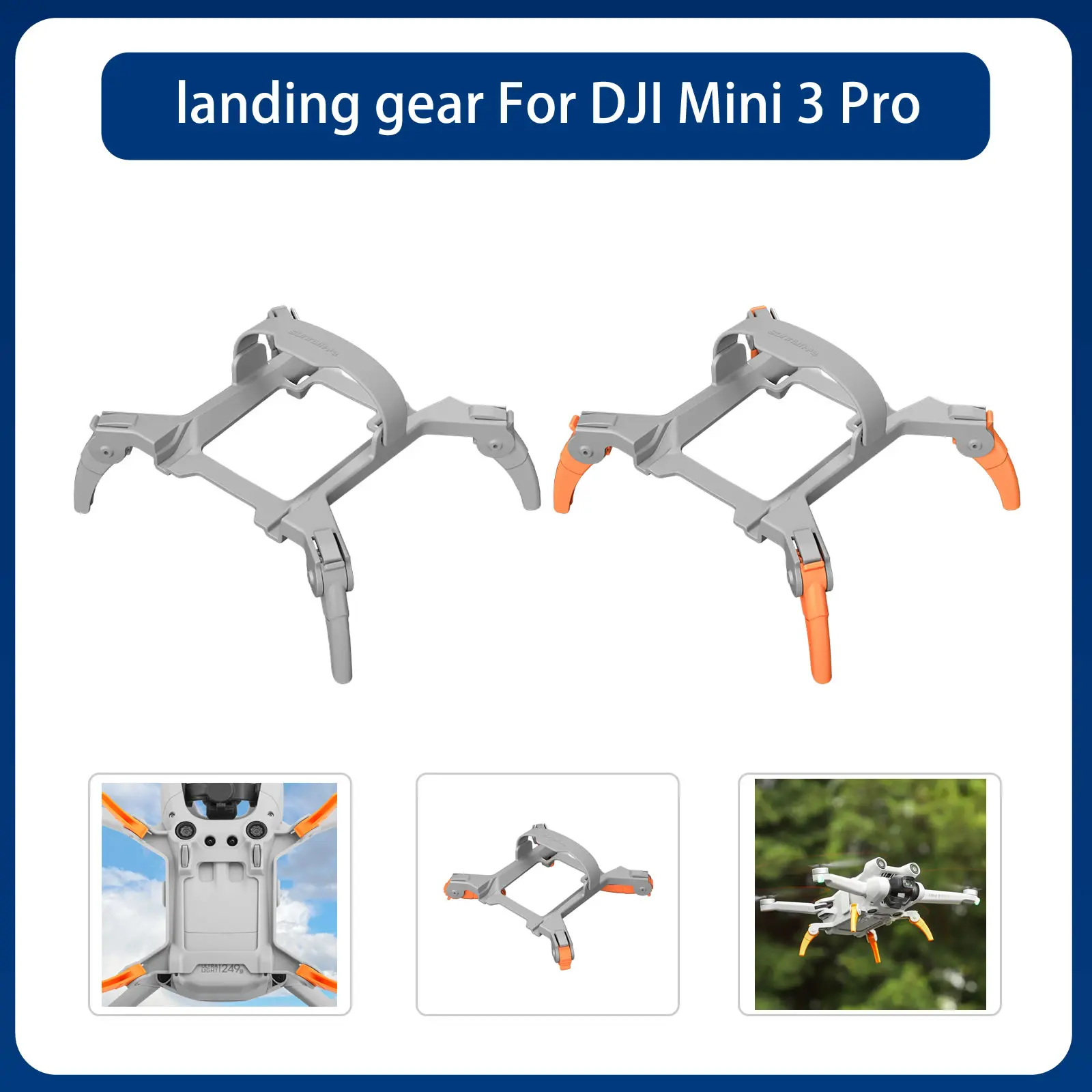 Drone-Foldable-Landing-Gear-Extended-Height-Leg-Support-Potable-Drone ...