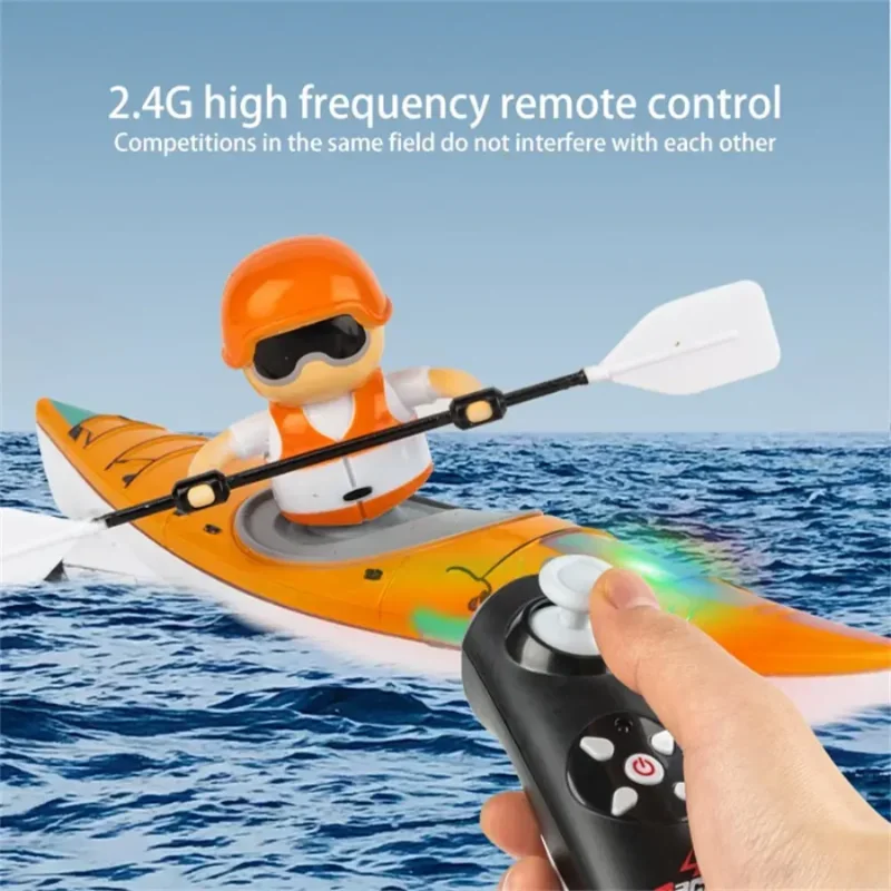 Barco-de-carreras-a-control-remoto-para-ni-os-2-4G-remo-acu-tico-Kayak ...