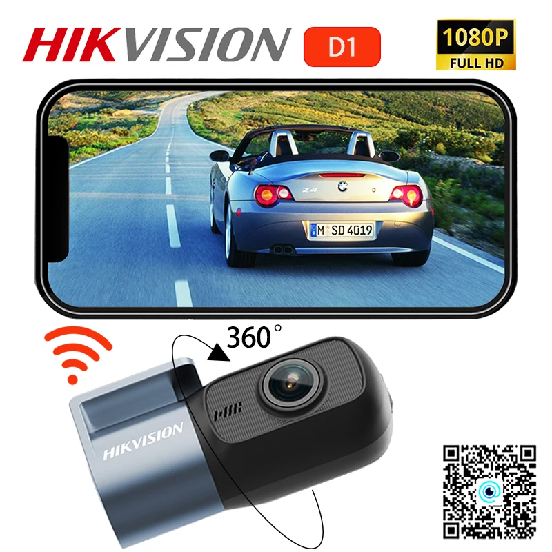 Hikvision-D1-Dash-Cam-for-Car-1080P-WiFi-APP-Camera-for-Vehicle-Car-DVR ...