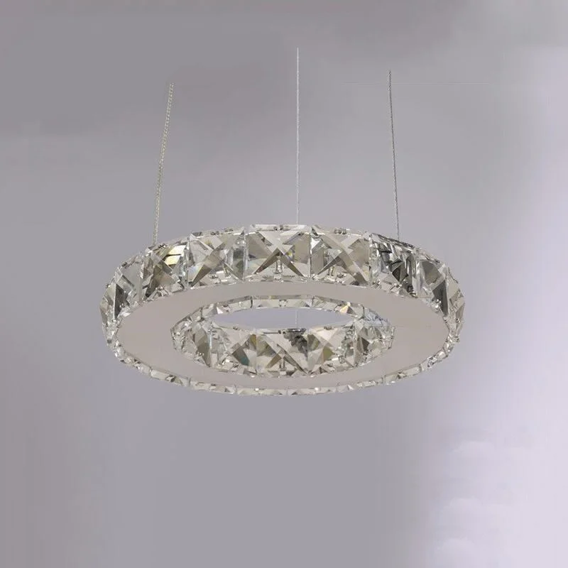 Silver-Crystal-LED-Chips-Crystal-Lamp-Lighting-Fixture-LED-Circle-Light ...