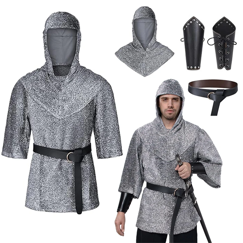 Medieval-Knight-Templar-Cosplay-Costume-Shirt-Medieval-Renaissance ...
