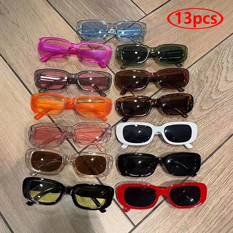 13pcs-Small-Square-Sunglasses-Women-Retro-Sun-Glasses-Men-Brand-Classic ...