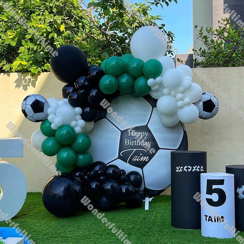 Kit de guirnalda de arco de Globos con temática de fútbol, Decoración ...