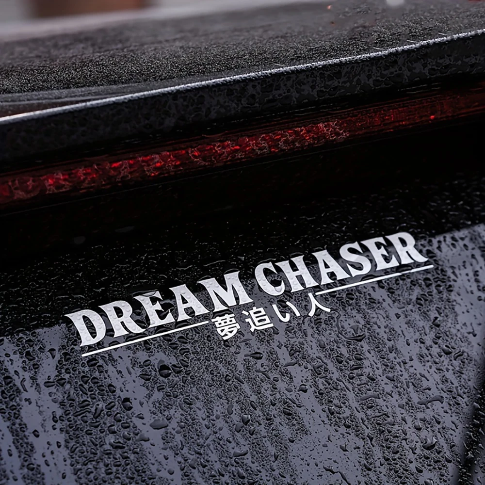DREAM-CHASER-JDM-Car-Rear-Windshield-Sticker-Reflective-Vinyl-Decal ...
