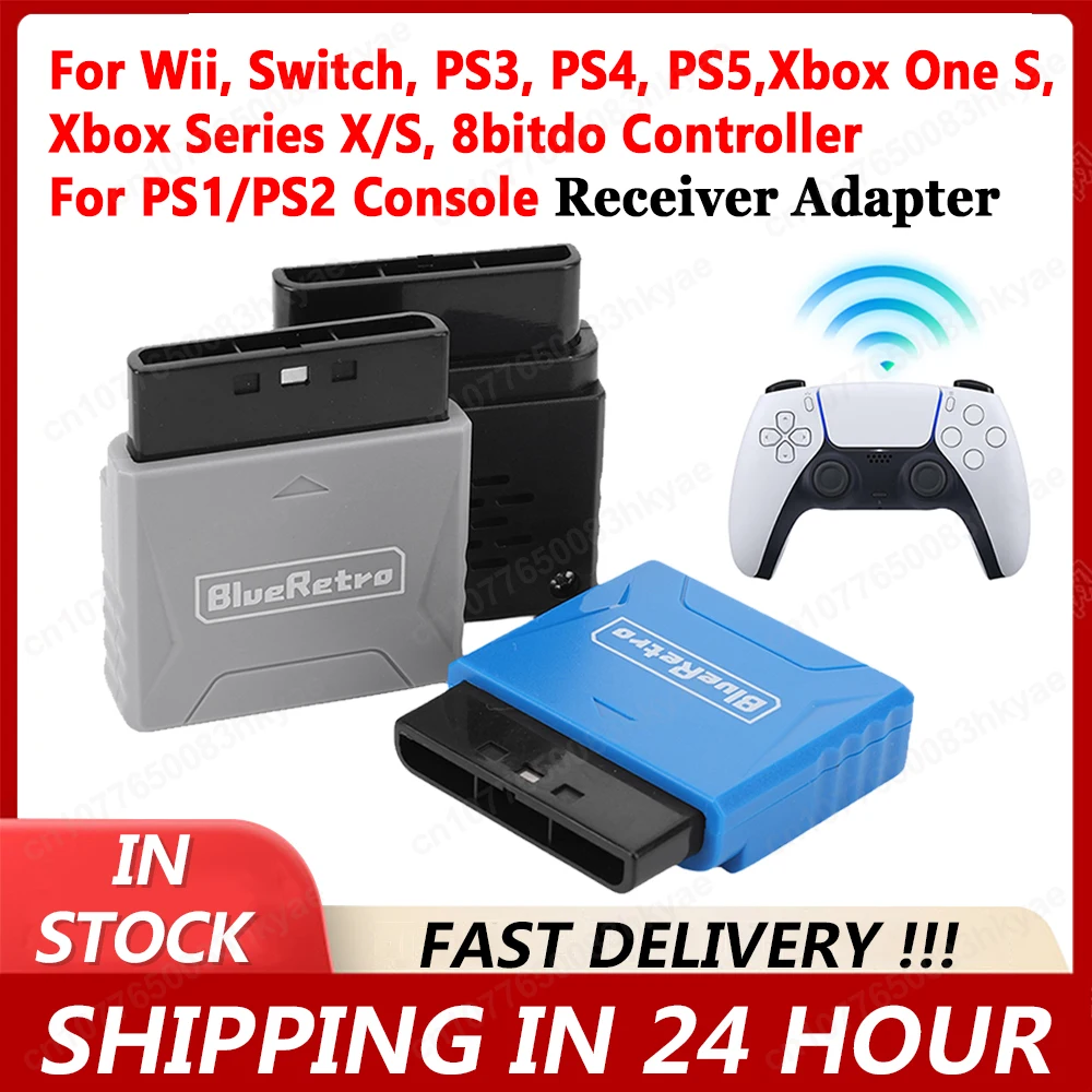 Adaptador-receptor-de-controle-sem-fio-para-console-de-jogos-ps2-ps1 ...