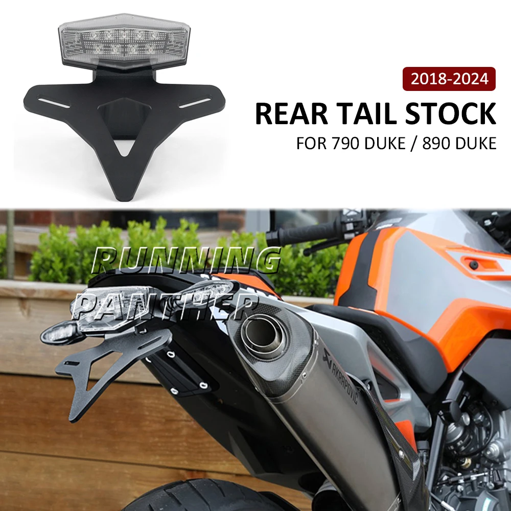 NEW Motorcycle Rear Short Tail Stock License Plate Holder Tailstock ...