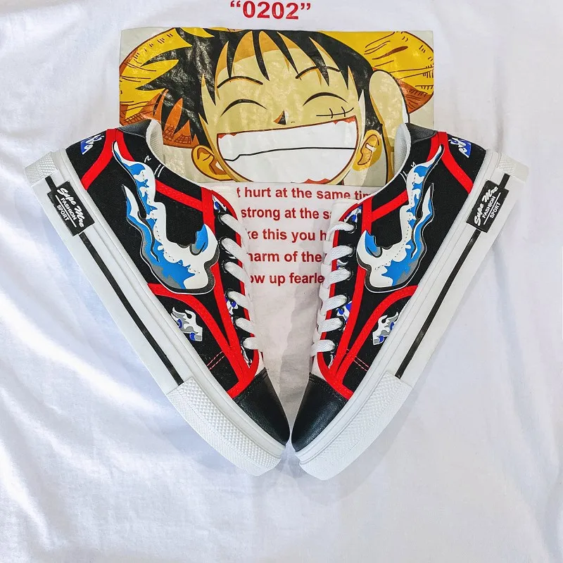 Monkey D Luffy Shoes Anime One Piece [Free Shipping]