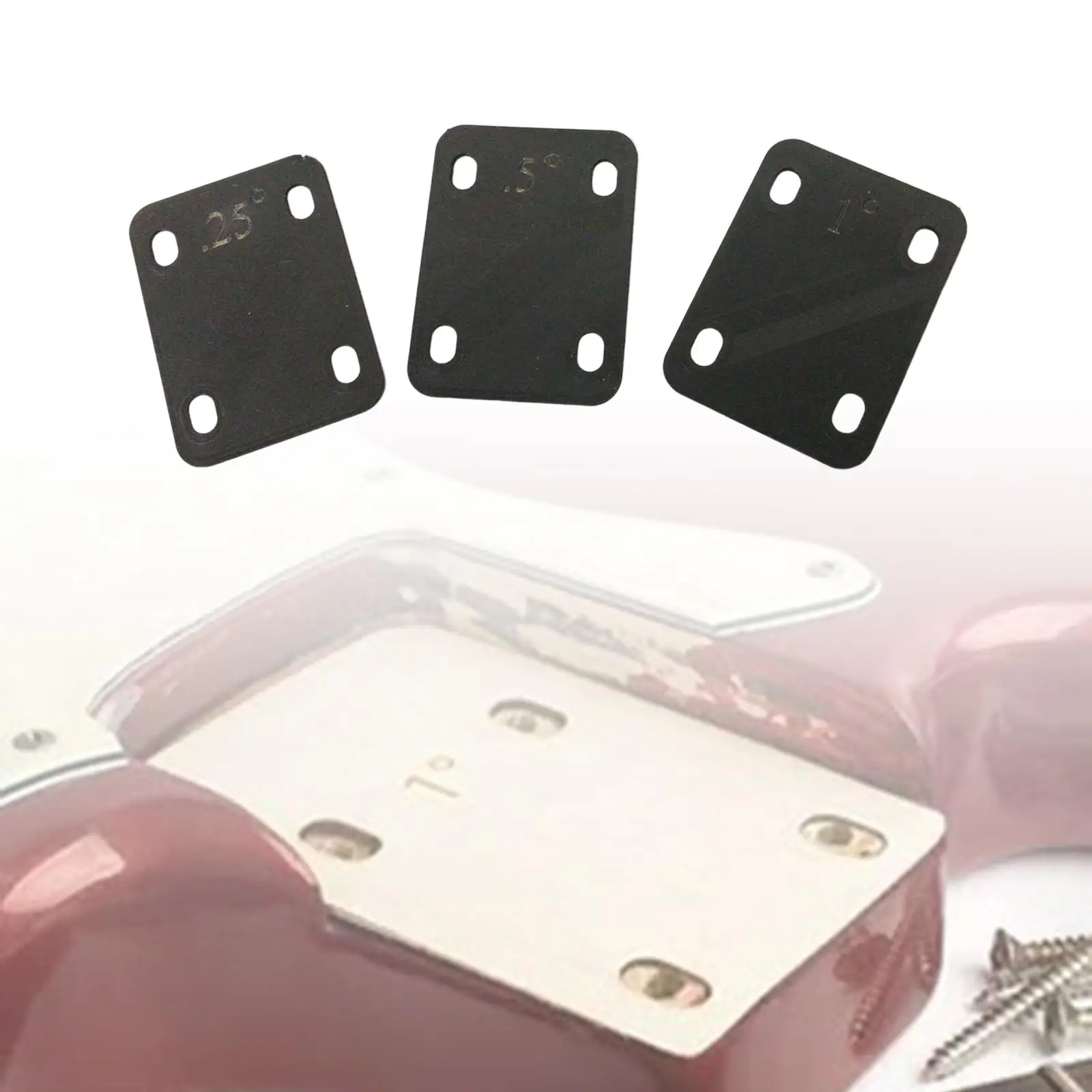 3x 4 Holes Neck Plate Gasket Accs Replacement Part Pad Cushion Shim ...