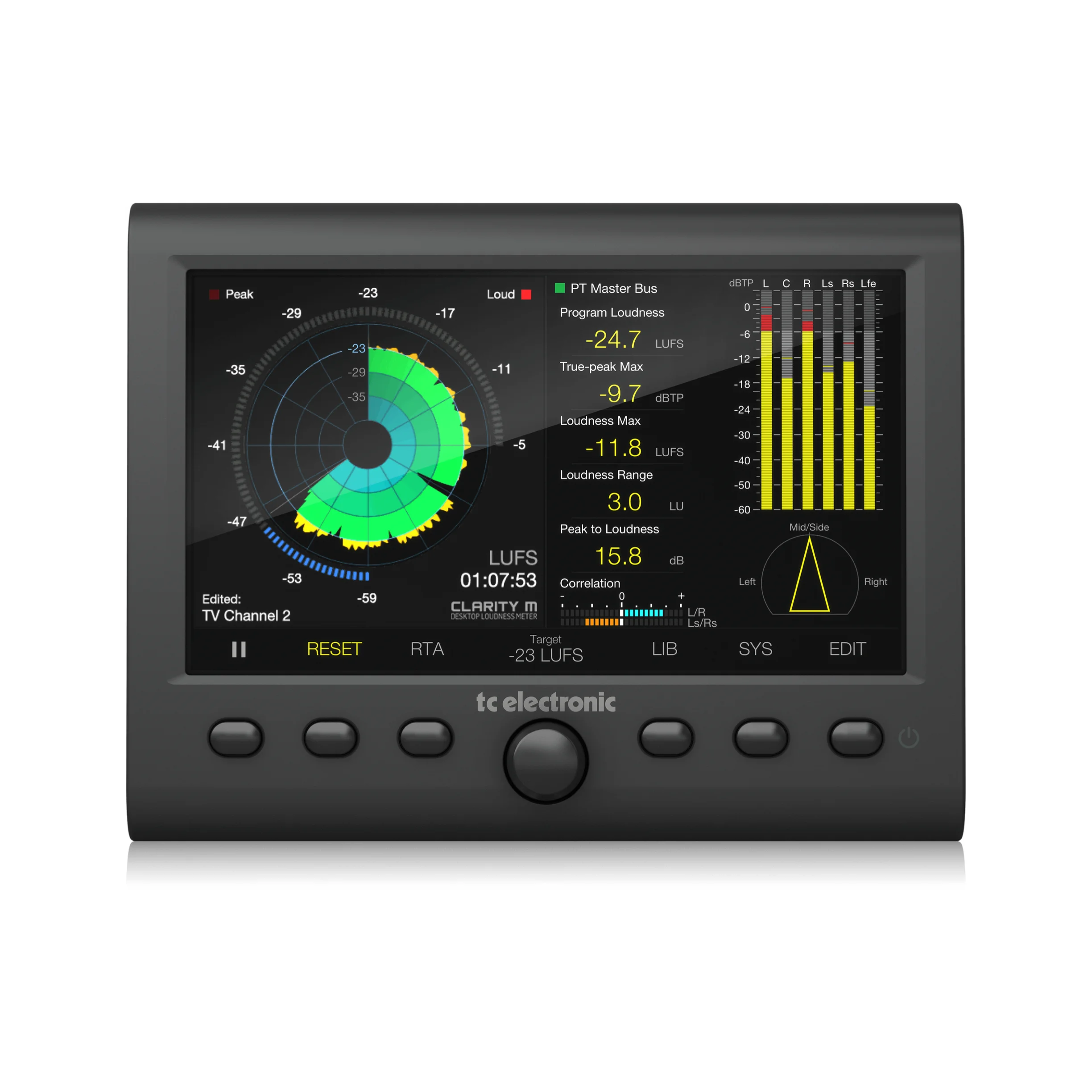 TC ELECTRONIC CLARITY M Surround and Stereo Loudness Meters high ...