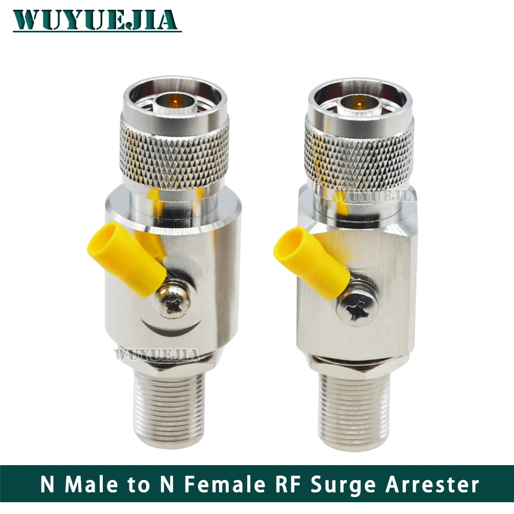 N Type Coaxial Lightning Arrestor Surge Protector N Male to N Female ...