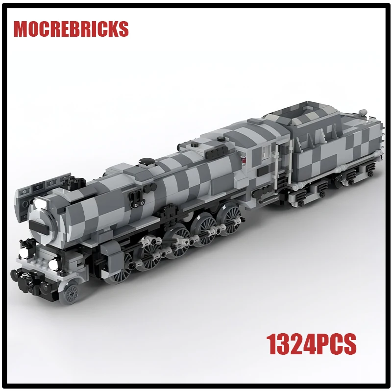 WW2 German War Locomotive BR 52 Kriegslok Freight Steam Trains MOC ...