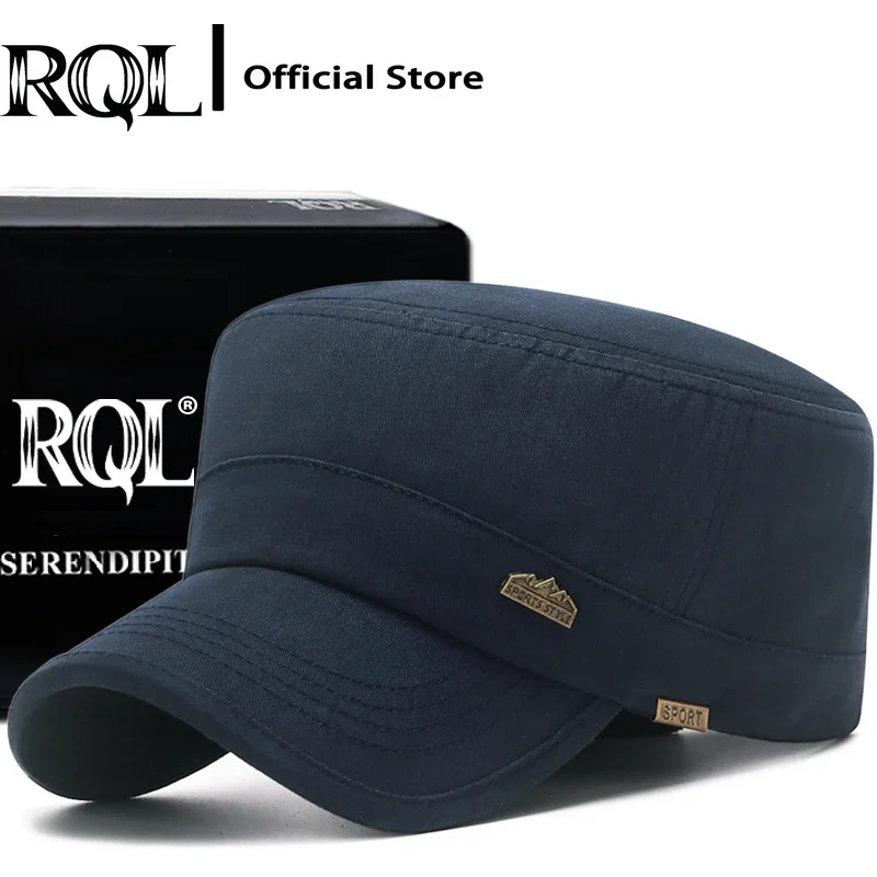 Unisex-Cadet-Army-Cap-Cotton-Twill-Military-Hat-Flat-Top-Cap-for-Men ...