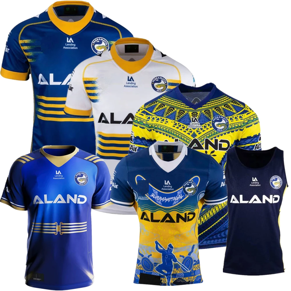 Australia-2023-2024-Parramatta-Eels-indigenous-ANZAC-Rugby-jersey-Home ...