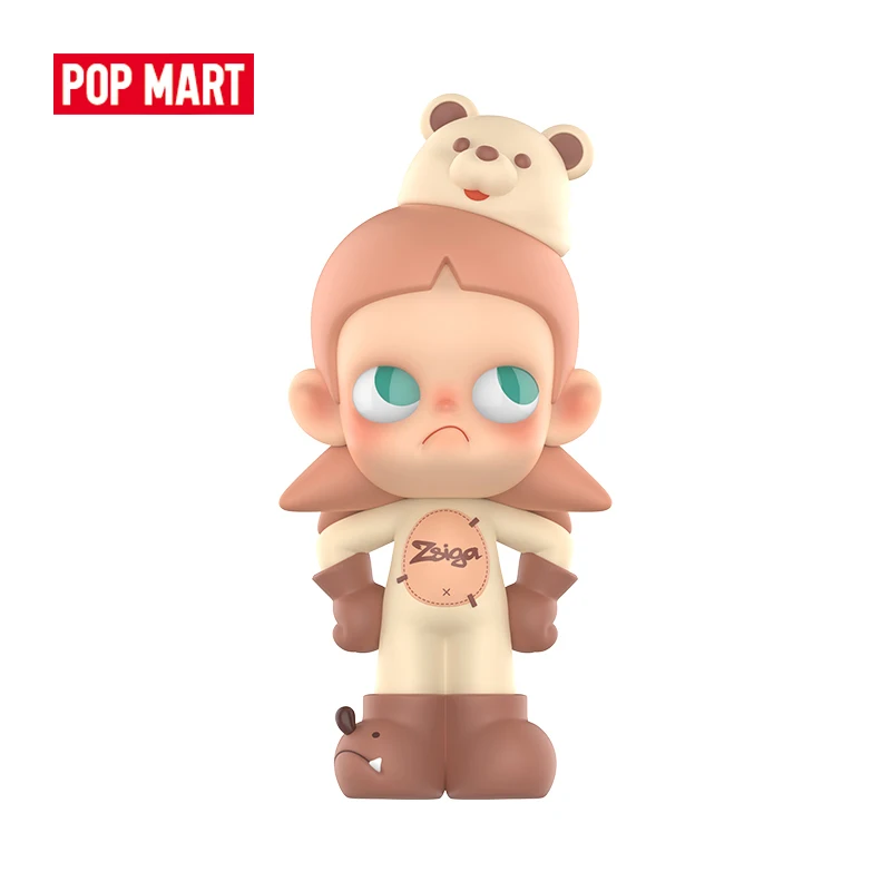 POP MART Zsiga I'm Angry 100% Figurine Action Figure Cute Toy