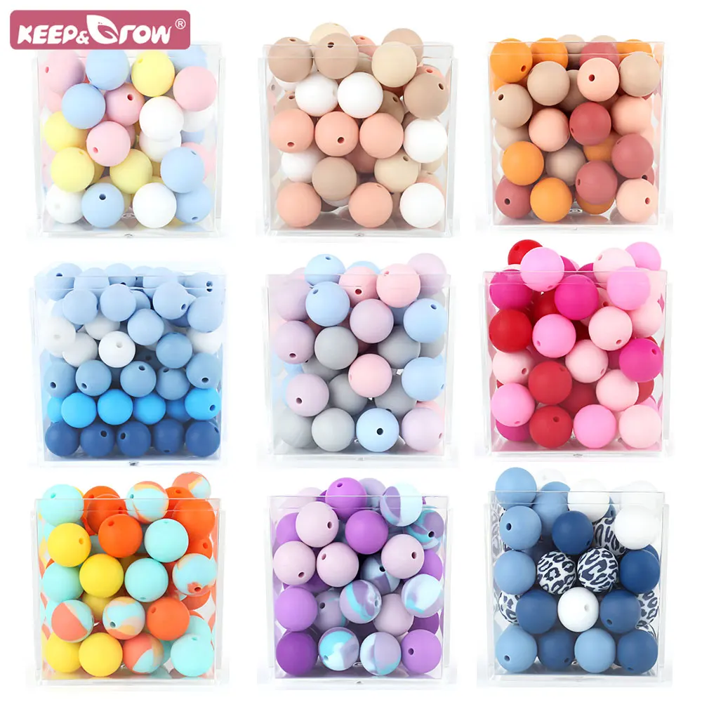 20pcs-12mm-Round-Baby-Silicone-Beads-Teether-Food-Grade-DIY-Paicifer ...