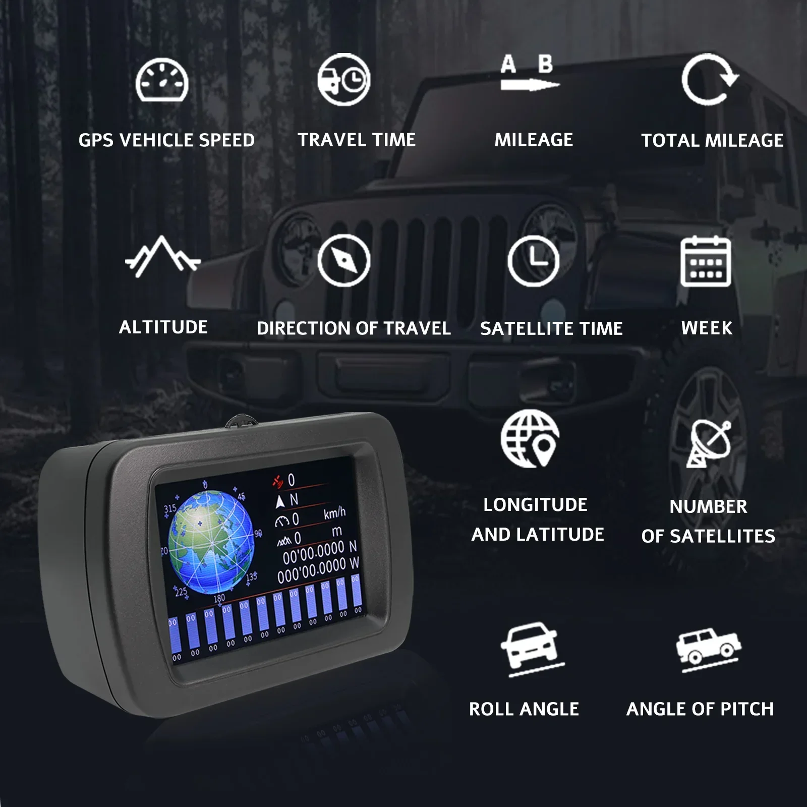 A65-Car-GPS-Digital-Inclinemeter-Off-road-for-HUD-Head-Up-Display ...